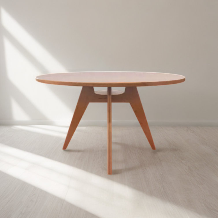 Table Treasures.e Round Solid Wood Dining Table | Wayfair